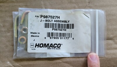 HOMACO J-Bolt Assembly, 1/4-20 x 2.25 in., Thread 1.00 in. -National ...