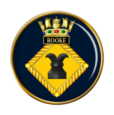 HMS Rooke, Royal Navy Pin Badge | eBay UK