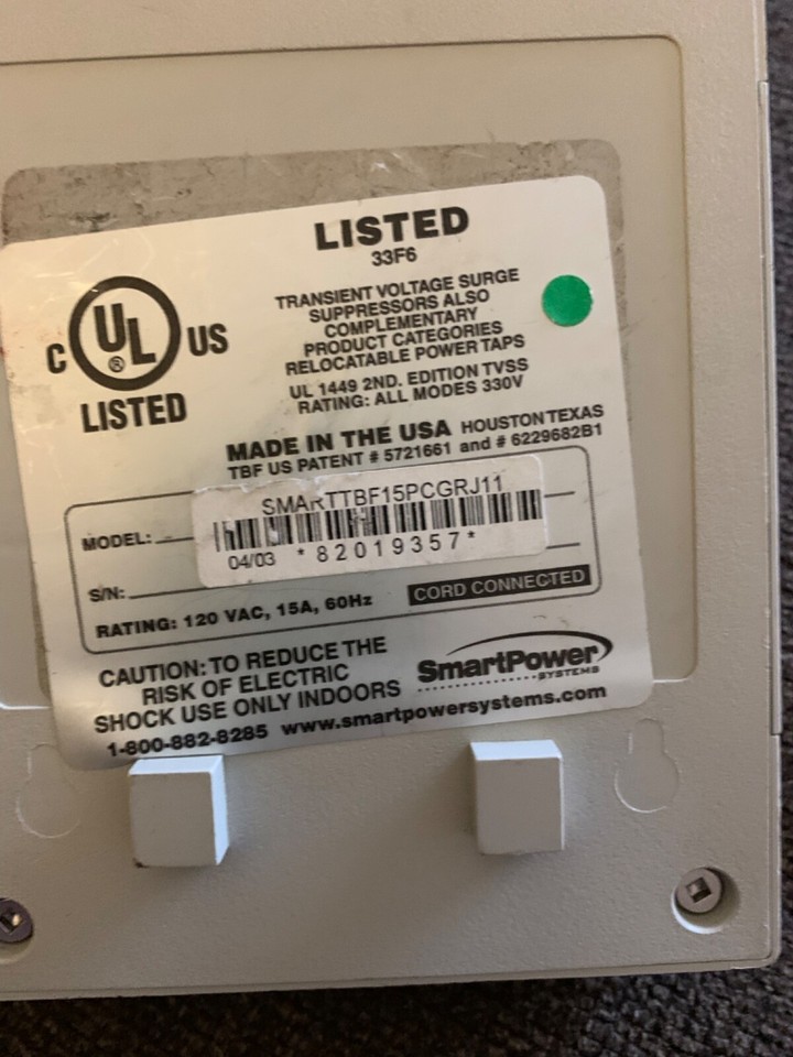 Smart Power TBF Digital Smart Power Outlet | eBay