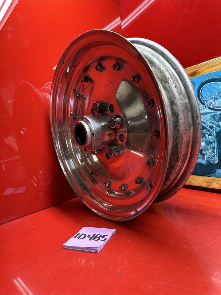 15" Spun Aluminum Centerline Mag Rear Wheel Harley Chopper Dick Allen ...