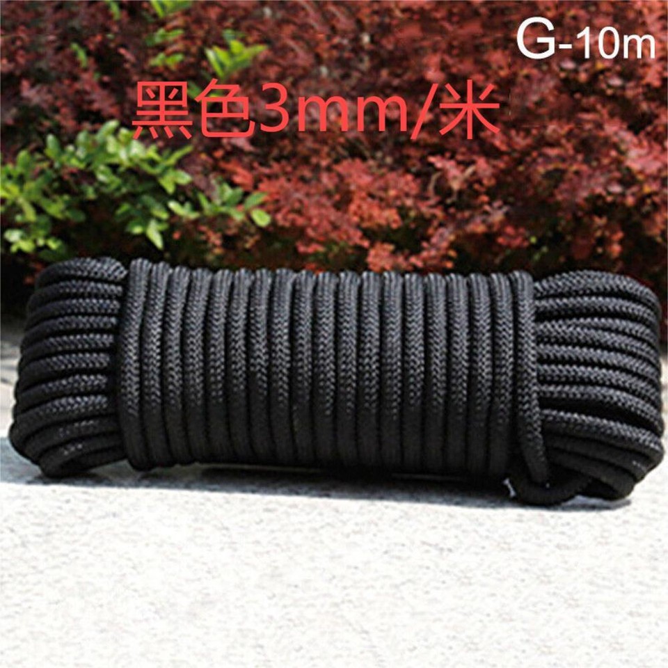 10 Meters Nylon Braided Cord Rope Thread String Strap Rope For Paracord ...