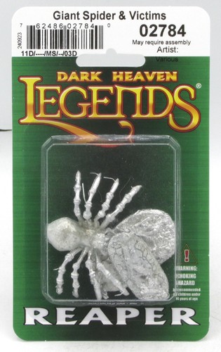 Reaper 02784 Giant Spider & Victims (Dark Heaven Legends) Vermin ...