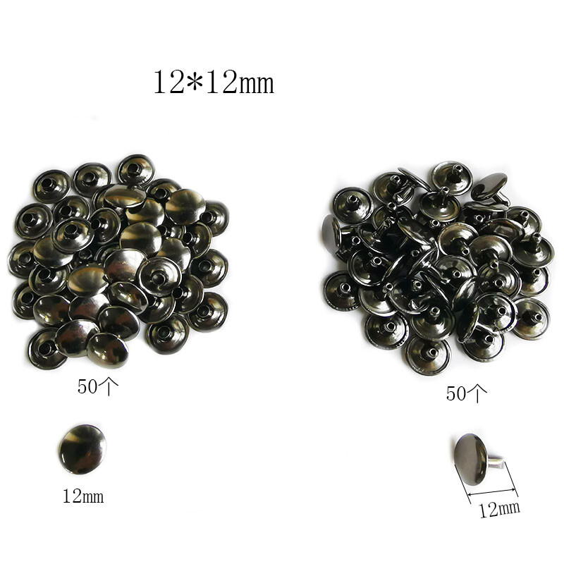 Double Cap Rivets Stud Rapid Rivets Leather Craft Repair 5mm 8mm 9mm ...