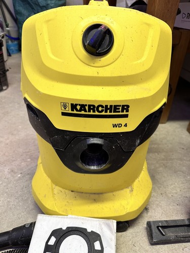 karcher wd4 wet and dry vacuum cleaner | eBay UK