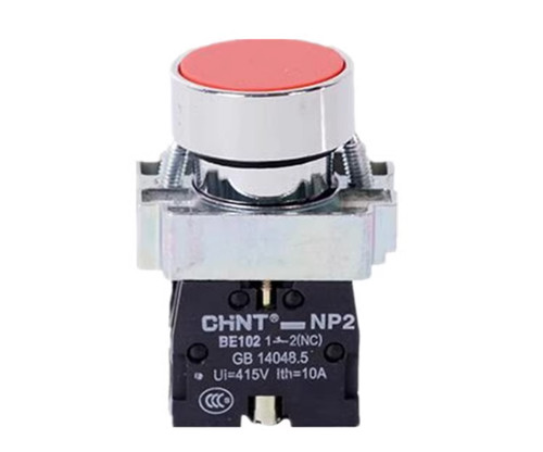 10PCS For Chint NP2-BA42 Pushbutton Switches Red NC | eBay