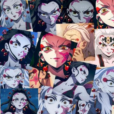 Demon Slayer Daki Phone Graffiti Decals for Skateboard Laptop Luggage ...