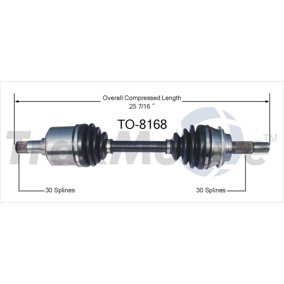 For Lexus GX470 Toyota 4Runner 4WD Pair Set of 2 Front CV Axle Shaft ...