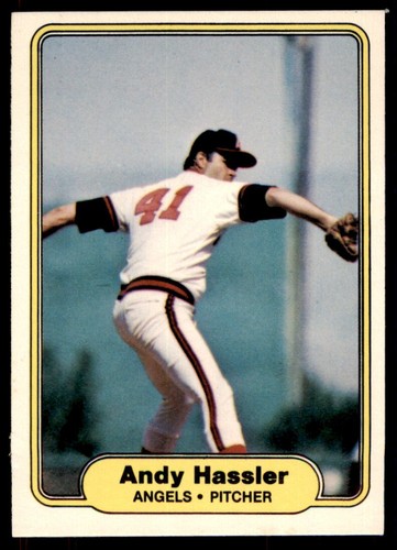 1982 Fleer Andy Hassler . California Angels #464 | eBay