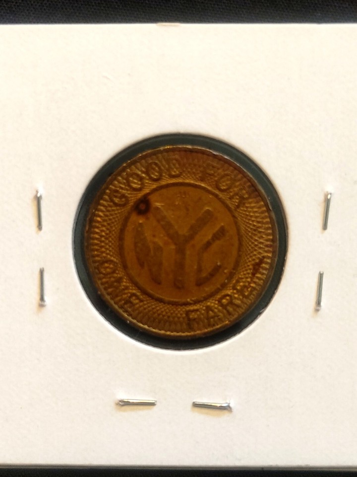 1953 NYC New York City Transit Authority Subway Token | eBay