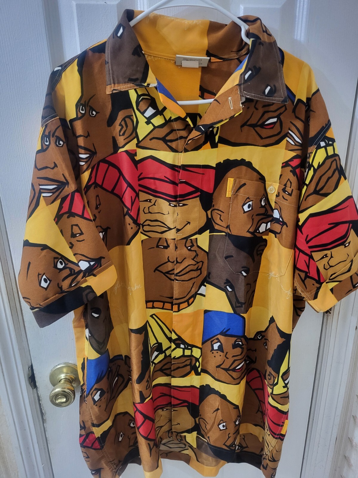 VTG platinum fubu fat albert button shirt Sz XL | eBay