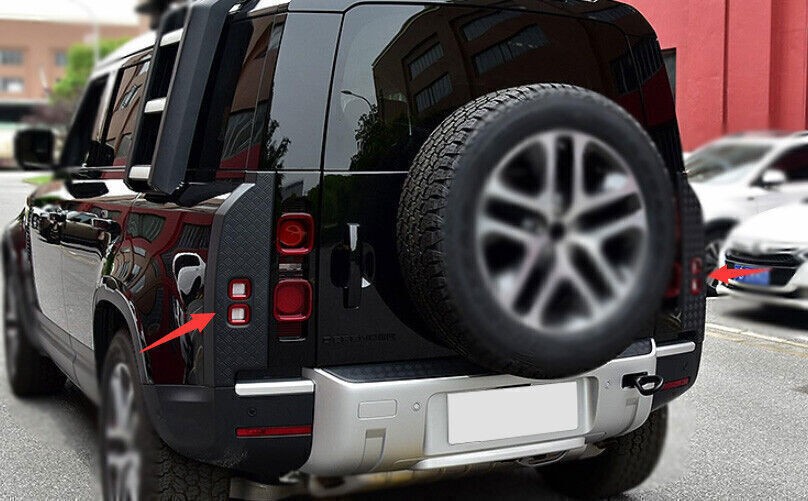 Exterior Tail Light Lamp Frame Protection Fit For Defender 110 2020 ...