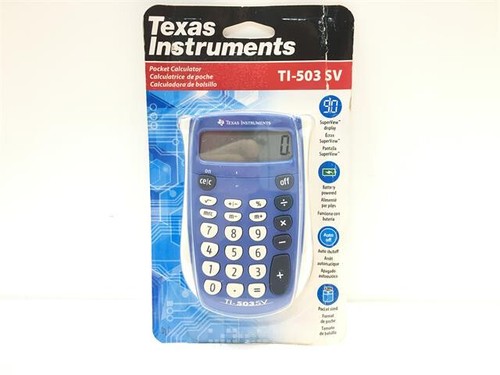 LOT OF 10! Texas Instruments TI-503 SV Standard Function Calculator ...