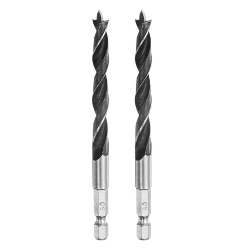 2pcs Brad Point Drill Bits Set 5/16" Wood Drill Bit with 1/4" Hex Shank ...