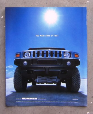 HUMMER H2 2003 Original Car Magazine Page Sales Ad Advertisement ...