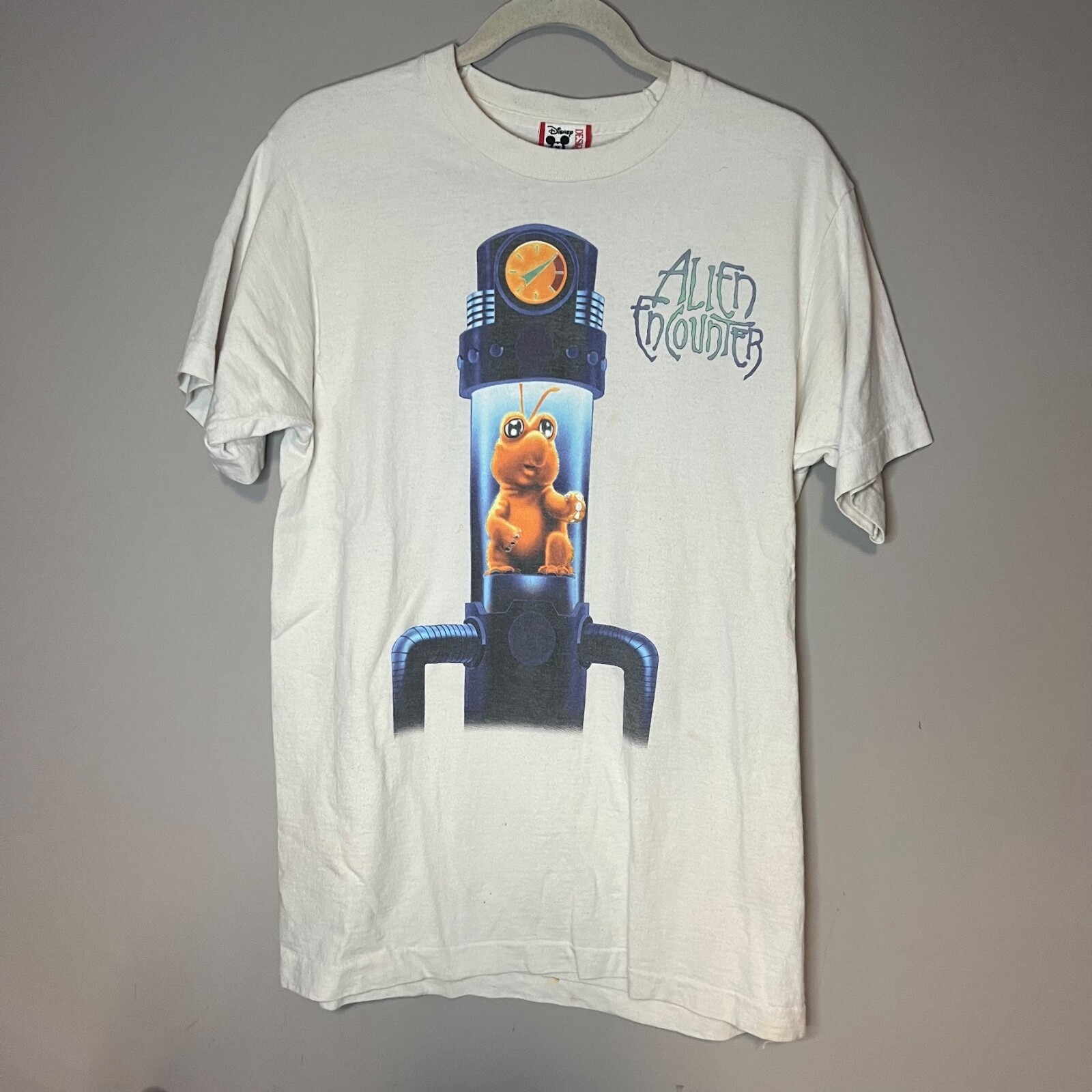 RARE VTG Alien Encounter Skippy Disney World T-Shirt … - Gem