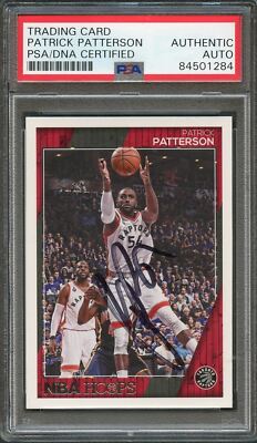 2016-17 NBA Hoops #227 Patrick Patterson Signed Card AUTO PSA Slabbed ...