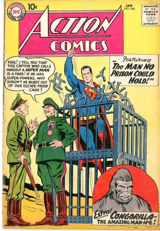 Action Comics # 248 VERY GOOD January 1959 See photos & below | eBay