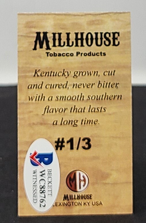 BAI LING Signed Autograph Millhouse Tobacco Card #109 Beckett BAS #WC88762 | eBay