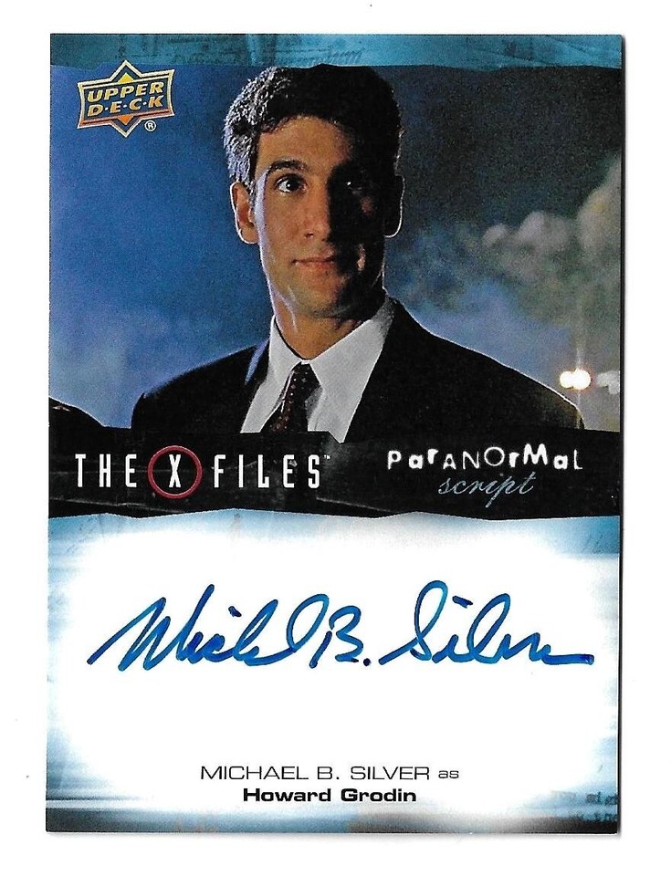 Upper Deck X-Files Monsters of the Week Autograph A-MS Michael B. Silver | eBay