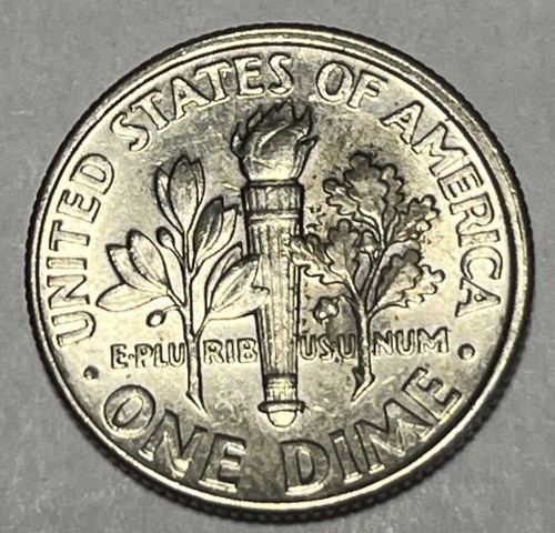 2007 P Roosevelt Dime Errors Weak Strike Through Grease Faint Date ...