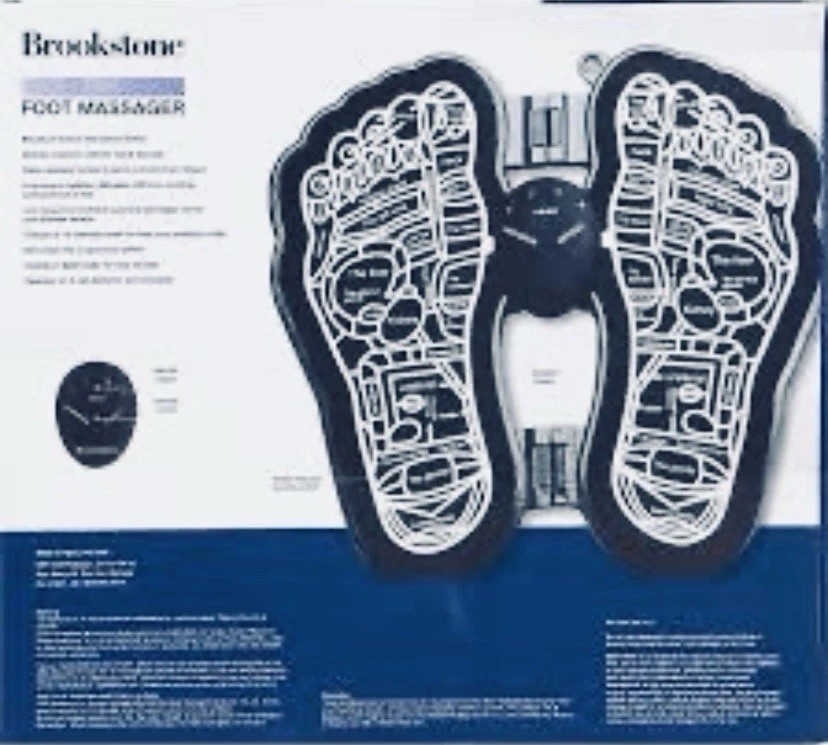 Brookstone EMS Foot Massager Neuropathy Feet Circulation Pain Relief | eBay