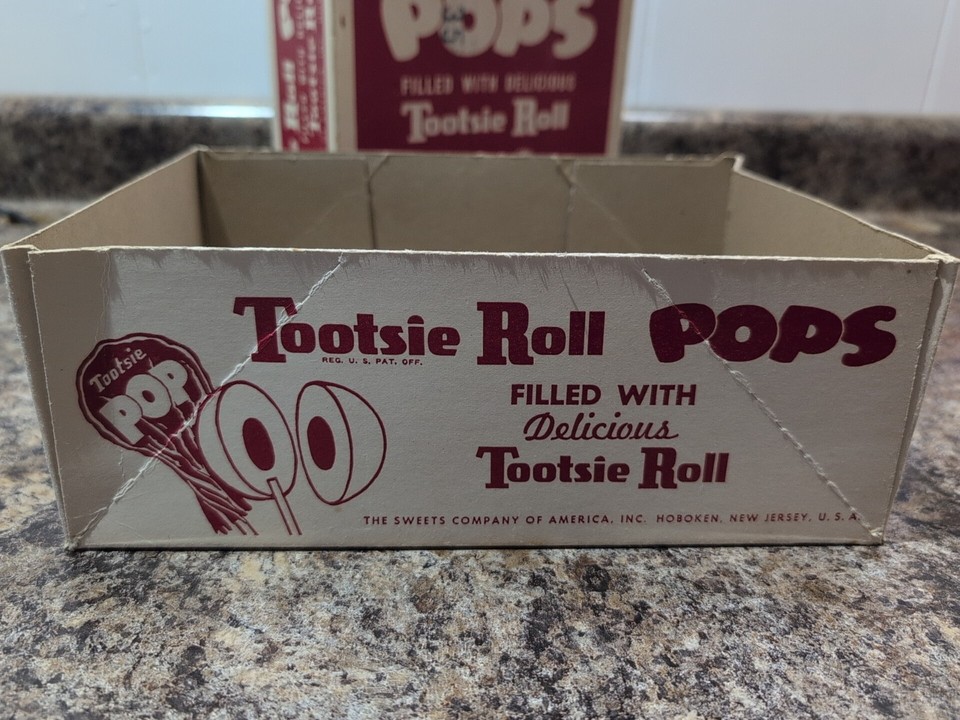 Vtg Tootsie Roll Pops Candy Box Empty | eBay UK