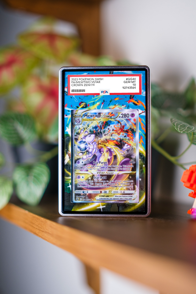 Mewtwo VSTAR PSA CGC Beckett | Display Case Extended Art for Pokemon ...