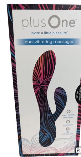 Plus One Dual Vibrating Massager Passion Pink 6704 NEW SEALED ...