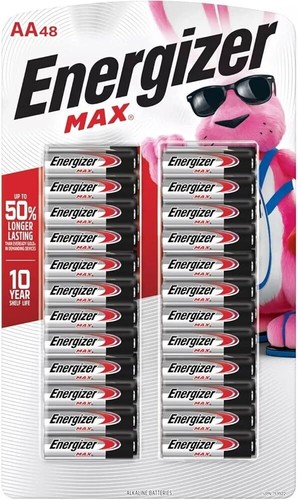 New Energizer MAX Alkaline AA Batteries, 48-Pack | eBay