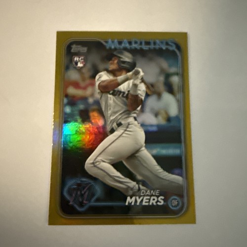 2024 Topps Dane Myers RC Gold Foil #188 Marlins | eBay