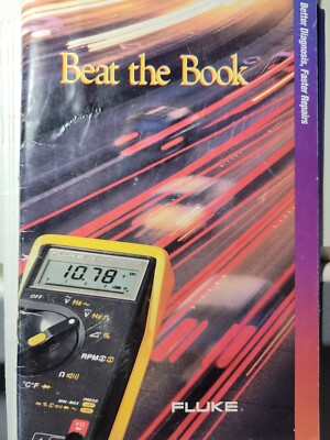 Fluke "Beat the Book" Multimeter 73 77 78 87 88 Quick Ref Sales ...