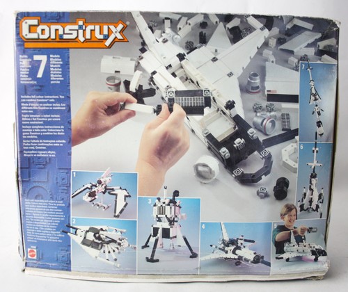 RARE VINTAGE 1996 CONSTRUX SPACE SHUTTLE BUS 7 MODELS SET 280 PCS NEW ...