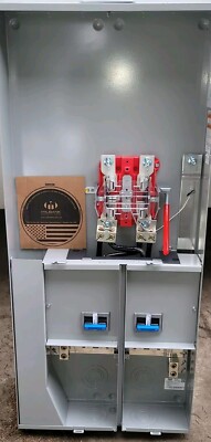 400 / 320 amp meter main disconnect Combo Lever Bypass dual 200 ...