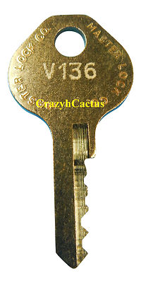 Master Lock Padlock 1525 1585 2010 2076 Control Key OEM Original Master ...