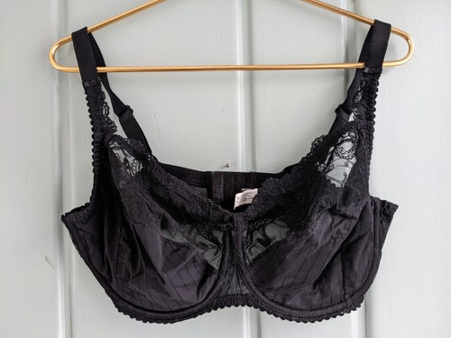 Chantelle Womens 36DDDD Bra 3371 Cachemire 3 Part Cup Lace Embroidered ...