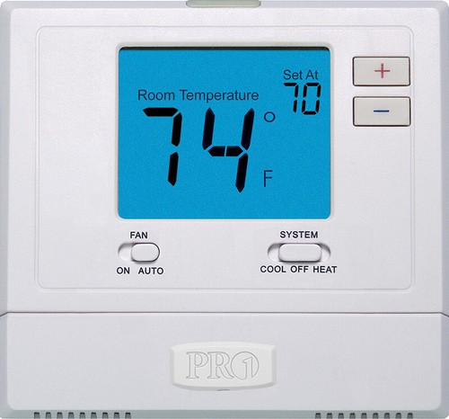 T701 PRO1 IAQ Single Stage 1H / 1C Thermostat Non-Programmable - Sold ...