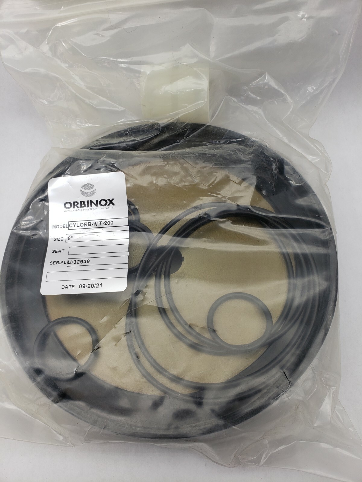 ORBINOX VALVE SOLUTIONS CYLORB-KIT-200 8" SERIAL U/32938 | eBay