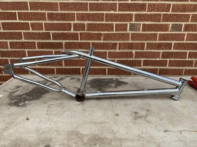 SE Assassin PRO Frame And Fork Old School BMX 20” Chrome Race Frame And ...