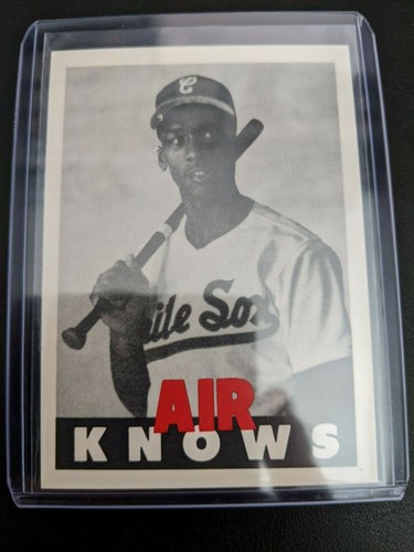 Michael Jordan 1990's Air Knows White Sox Baseball Promo Card! NM | eBay