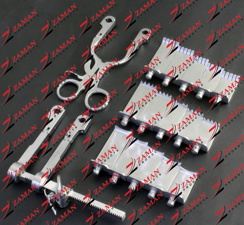 ACF Caspar Winged Arm Transverse Longitudinal Retractor Set By Zaman ...