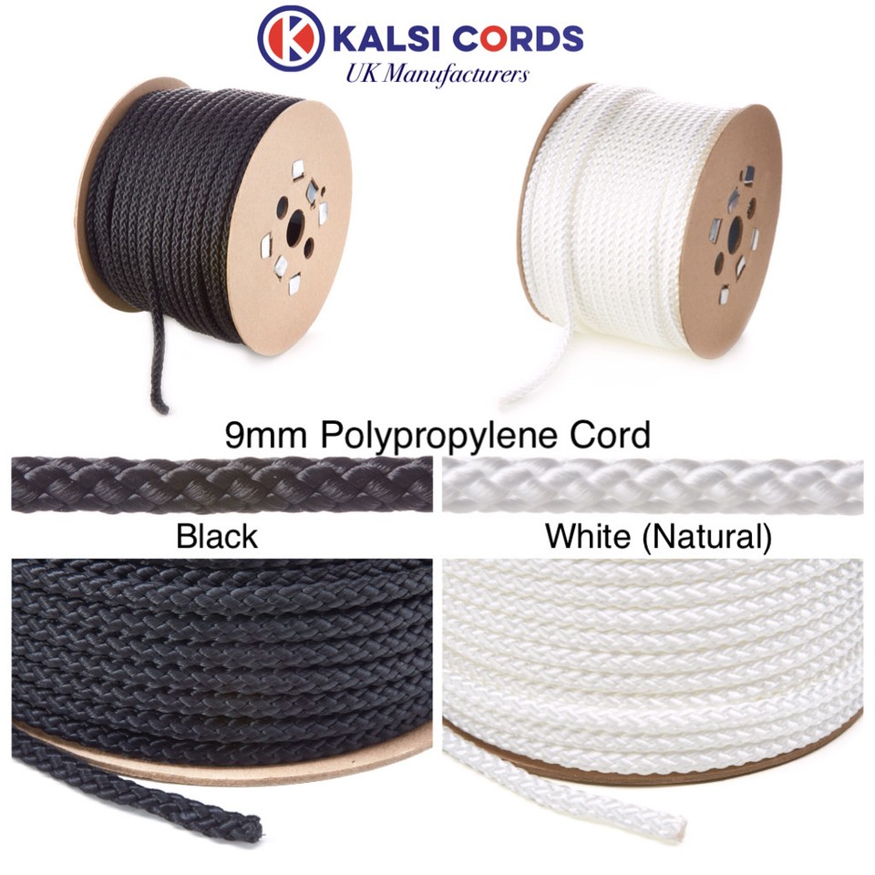 POLYPROPYLENE ROPE BRAIDED POLY CORD STRONG STRING BOATING CAMPING ...