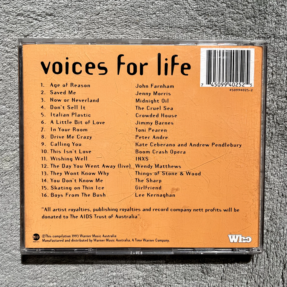 Voices For Life - Various Artists AIDS Relief (CD, 1993) WHO Magazine ...