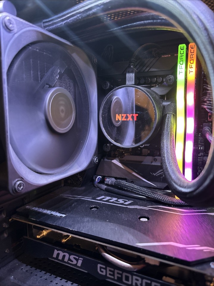 NZXT Pre-Built Gaming PC GeForce 2060 super i7 9700F 16GB RAM Mini NZXT ...