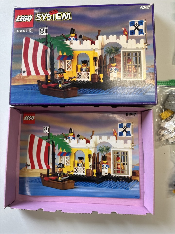 Lego Pirates Imperial Soldiers 6267 Lagoon Lock-Up Set: 100% Comp w ...