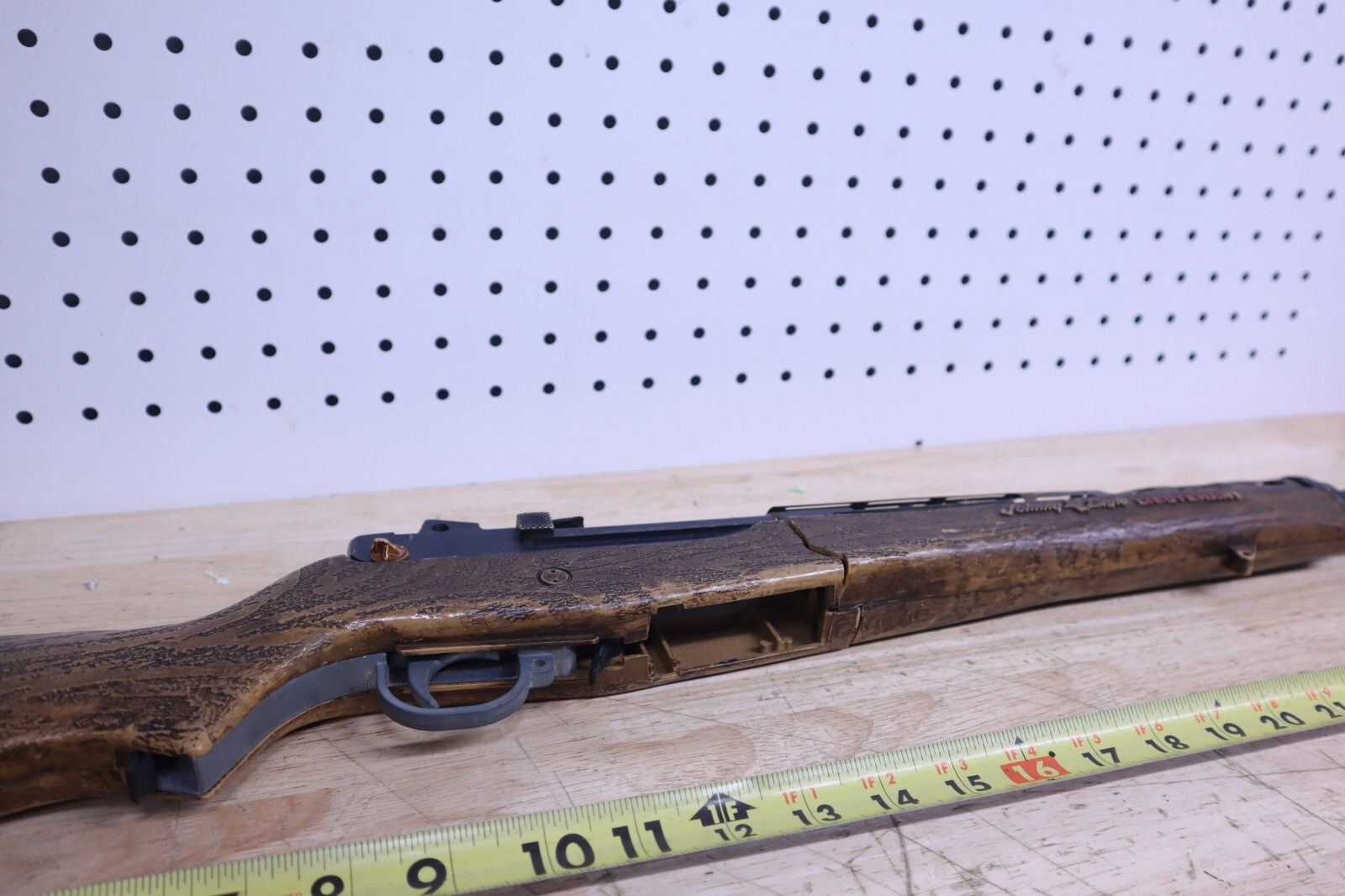 Vintage Original Johnny Eagle Lieutenant toy Rifle 1960's *Damaged ...