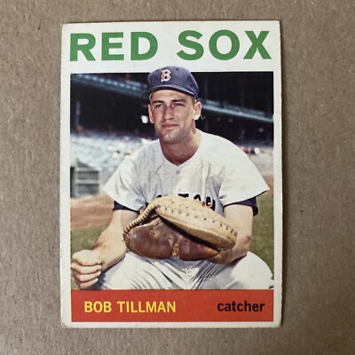 1964 Topps Baseball Bob Tillman Boston Red Sox Card #112 | eBay