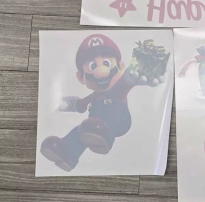 GameStop Window Promo Sticker Holidays Super Mario Bros Nintendo ...