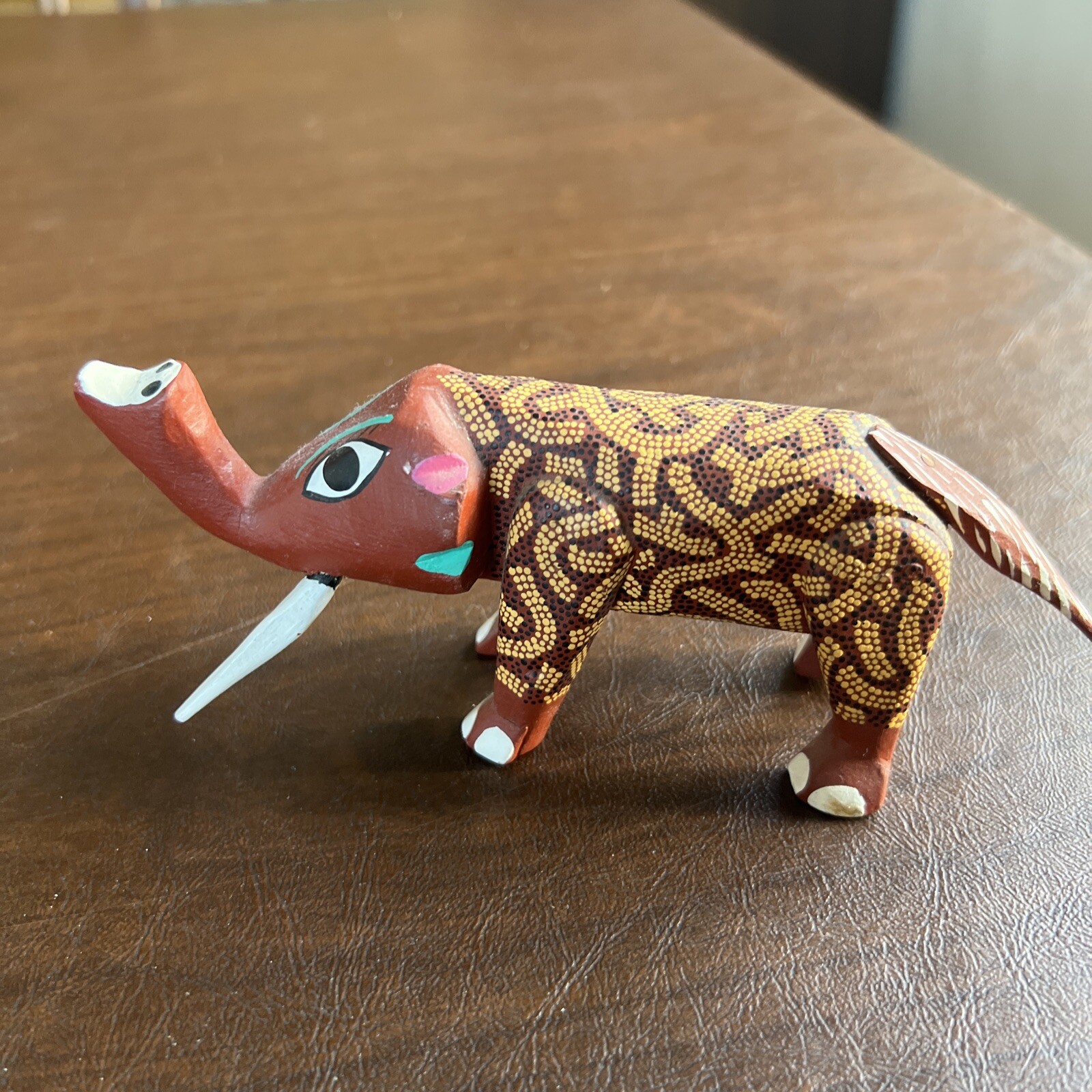 Alebrije hand painted wood carving Boar Folk Art Signed by Artist ...