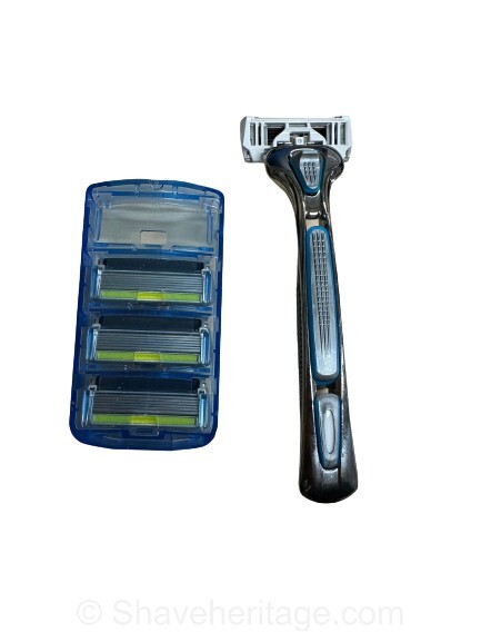 Dollar Shave Club Executive Razor Handle + 4 Cartridges Razor Refill ...