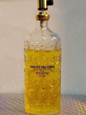 RARE~Vtg~**JE REVIENS By WORTH**~4 Oz~EAU DE COLOGNE~Spray~PARIS | eBay